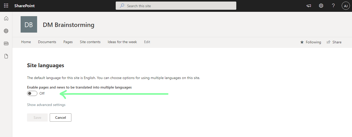 How To Create a Multilingual SharePoint Site